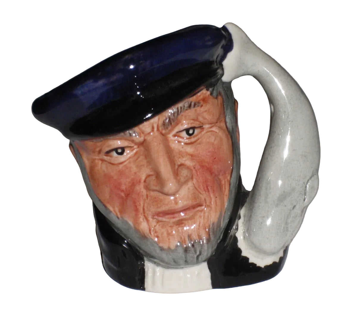 Royal Doulton D6522 Captain Ahab Miniature Character Jug Moby Dick ...